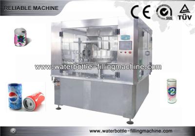 China Automatic Beer Soda Water CSD Can Filling Sealing Machine 150 Cans Per Minute for sale