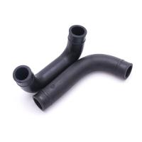 China 45 Degree Automatic Transmission Oil Cooler Hose SAEJ20R3 Automobile Cooling Hoses for sale