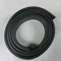 China 16ft 17tf Self Adhesive Weather Stripping , Garage Door Seals Bottom Rubber for sale