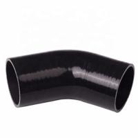 China 10 inch Polishing Custom Silicone Radiator Hose / Braid Reinforced Silicone Tubing for sale