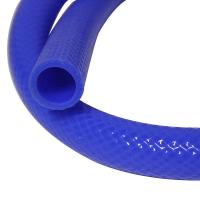 China 5.5mm Car Cooling Hoses 28mm ID Flexible Braided Black Silicone Heater Hose for sale