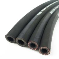 China Two Fiber Braid High Pressure Power Steering Pressure Hoses SAE J188 3/8 Inch for sale