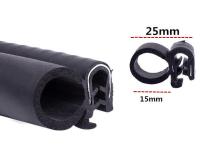 China 3.5mm Thick EPDM Rubber Sealing Strip , Weather Stripping Door Seal Strip 3m for sale