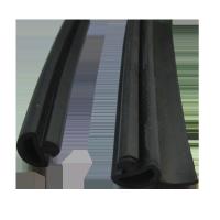 China NBR SBR Rubber Sealing Strip Rubber , Garage Door Weather Stripping Bottom White Red Black for sale