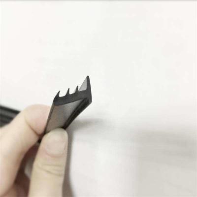 China 2/5 inch Universal H Shape Rubber Seal Strip , EPDM Garage Door Rubber Seal for sale