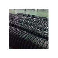 China Carat HDPE Corrugated Culvert Pipe , Corrugated High Density Polyethylene Pipe for sale
