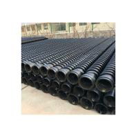 China Carat HDPE Corrugated Culvert Pipe , Corrugated High Density Polyethylene Pipe for sale