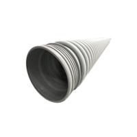 China DN1000mm SN12.5 Double Wall Perforated Drain Pipe , HDPE Corrugated Plastic Pipe for sale