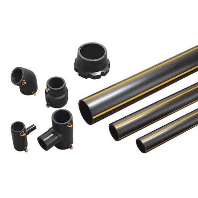 China 3mm Underground Natural Gas Pipe , 1.0Mpa 1.6Mpa Large Diameter Polyethylene Pipe for sale