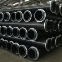 China High Wear Resistance HDPE PE Pipe PN12.5 , SDR11 Dredging HDPE Pipe With Float for sale