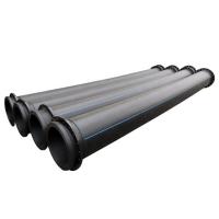 China High Wear Resistance HDPE PE Pipe PN12.5 , SDR11 Dredging HDPE Pipe With Float for sale