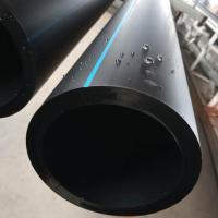 China 25mm - 300mm Black HDPE PE Pipe Double Screw Corrosion Resistant Large Diameter PE Pipe for sale