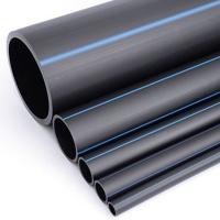 China 25mm - 300mm Black HDPE PE Pipe Double Screw Corrosion Resistant Large Diameter PE Pipe for sale
