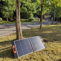 China 100W Black Flexible Solar Panel MSDS UN38.3 Foldable Solar Panel for sale