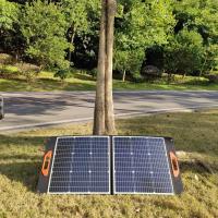 China 100W Black Flexible Solar Panel MSDS UN38.3 Foldable Solar Panel for sale