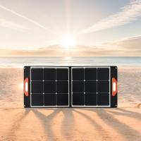 China 100W Black Flexible Solar Panel MSDS UN38.3 Foldable Solar Panel for sale