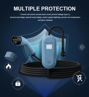 China MSDS UN38.3 Home Charging Point Household Portable Electric Car Charger With Cable for sale