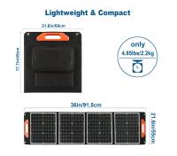 China 200W Monocrystalline Silicon Foldable Solar Panel for Easy Storage and Transportation for sale
