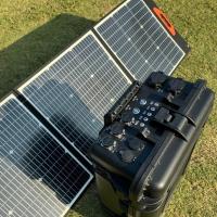China UB-120 22.8% Conversion Efficiency Foldable 120W Monocrystalline Silicon Solar Panel for sale