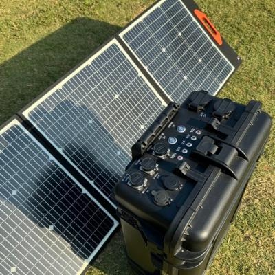 China UB-120 22.8% Conversion Efficiency Foldable 120W Monocrystalline Silicon Solar Panel for sale