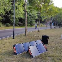 China CE Certified Solar Panel Generator 120W Portable Solar Panels For Camping for sale