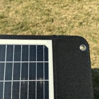 China 60W Solar Cell Panel for Fast Charging 17.5V/3.4A DC Output Foldable Design for sale