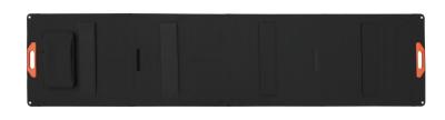 China Newly Designed Monochrome Black 200W Foldable Solar Panel Kit with Power Supply for sale