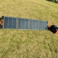 China Single Crystal Camp Solar Power Systems 22.8% Lightweight Camping Solar Panels for sale