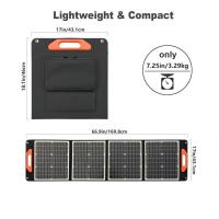 China Waterproof Emergency Foldable Solar Panel Charger for After-sales Service for sale