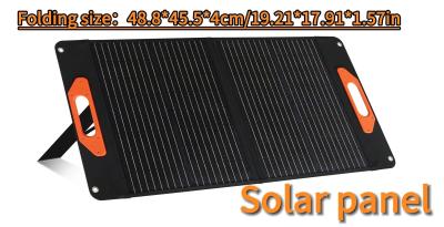China Mobile Power 60W Foldable Solar Panel with 30W*2PCS Cells and After-sales Service for sale