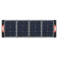 China 100wp Black Foldable Solar Panels for Solar Generator Charging while Camping Outdoors for sale