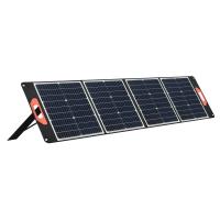 China 100wp Black Foldable Solar Panels for Solar Generator Charging while Camping Outdoors for sale