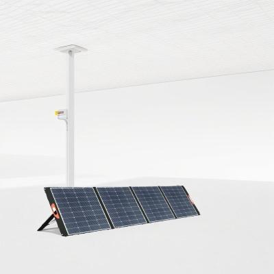 China UB-100 Outdoor Durable Green Solar Panel 100W Rated Power Folding Portable Appliance for sale