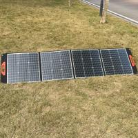China 200W 12V Portable Solar Panels for Camping RV Yacht Folding Size 22*24.8*1.77in for sale