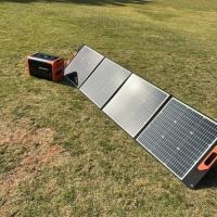 China Foldable Photovoltaic Panel 120W Solar Power Station for Travel and Camping Needs for sale