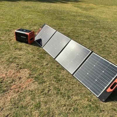 China Foldable Photovoltaic Panel 120W Solar Power Station for Travel and Camping Needs for sale