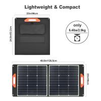 China 60W 100W 120W Black Solar Photovoltaic Panel With Peak Value Of 5V 9V 12V 15V for sale