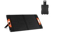 China Black Single Crystal Solar Panel 100W Single Crystalline Silicon Solar Cell for sale