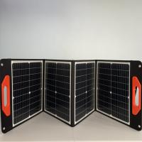 China 100W Foldable Monocrystalline Silicon Solar Panels Black CE Certified Hot Offer for sale