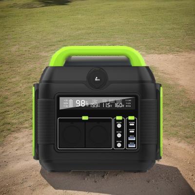 China MPPT 110V/220V 600W Lithium Battery Outdoor Solar Portable Power Station for Camping for sale