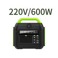 China Lithium Battery 600W Camping Mini Portable AC Outlets Power Bank 110V 220V for All Brands for sale
