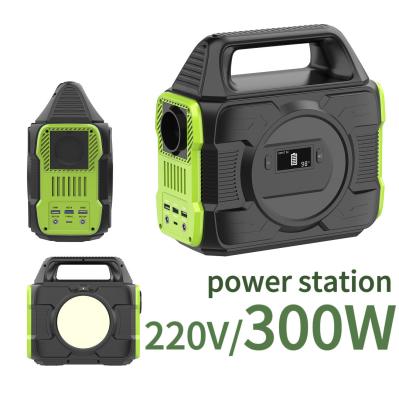 China 300W Portable Power Station with EU AC Socket and Removable Battery Solar Generator for sale