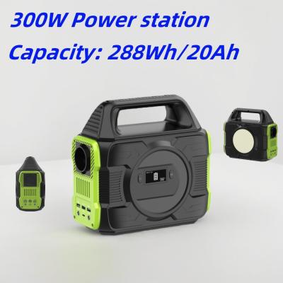 China MPPT Technology 300W AC/DC Output Socket Portable Mobile Power Station for Balcony Drone and Computer for sale