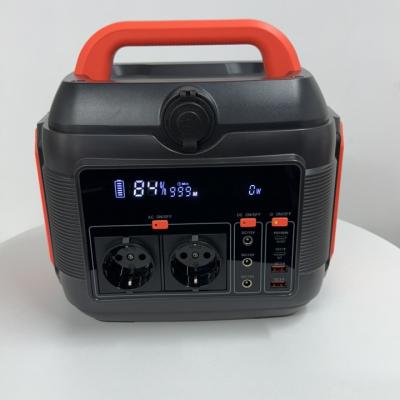China Home Outdoor Camping Travel RV Generator 600W Portable Lithium Battery Power Station for sale