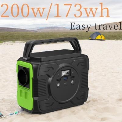 China Portable Power Station 200W Emergency Camping Battery LiFePO4 Solar Generator for Outdoor for sale