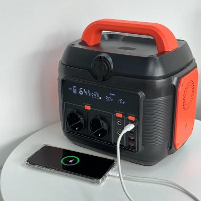China 600W/300W/2200W Portable Solar Energy Storage Generator for Emergency Camping Home and RV for sale