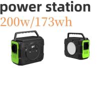 China Easy Operation 200W Portable Power Station with Solar Charging and Lithium-Ion Battery for sale