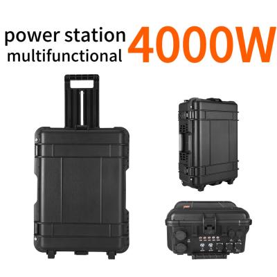 China LT-40 4000W Solar Generator 3000W Portable Power Station with Foldable Solar Panel for sale