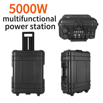 China 50000W Noiseless 4800wh Lithium Ion Battery Solar Generator for Emergency Power Supply for sale
