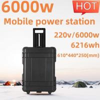 China 6000whot Salerechargeable Phone Charger 8000W Portable Solar Generator for Energy Storage for sale